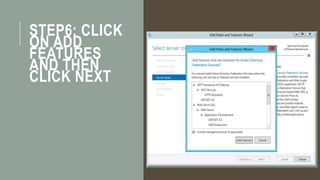 Part 2 - Setup ADFS (Active Directory Federation Service) | PPTX | Computing | Technology ...