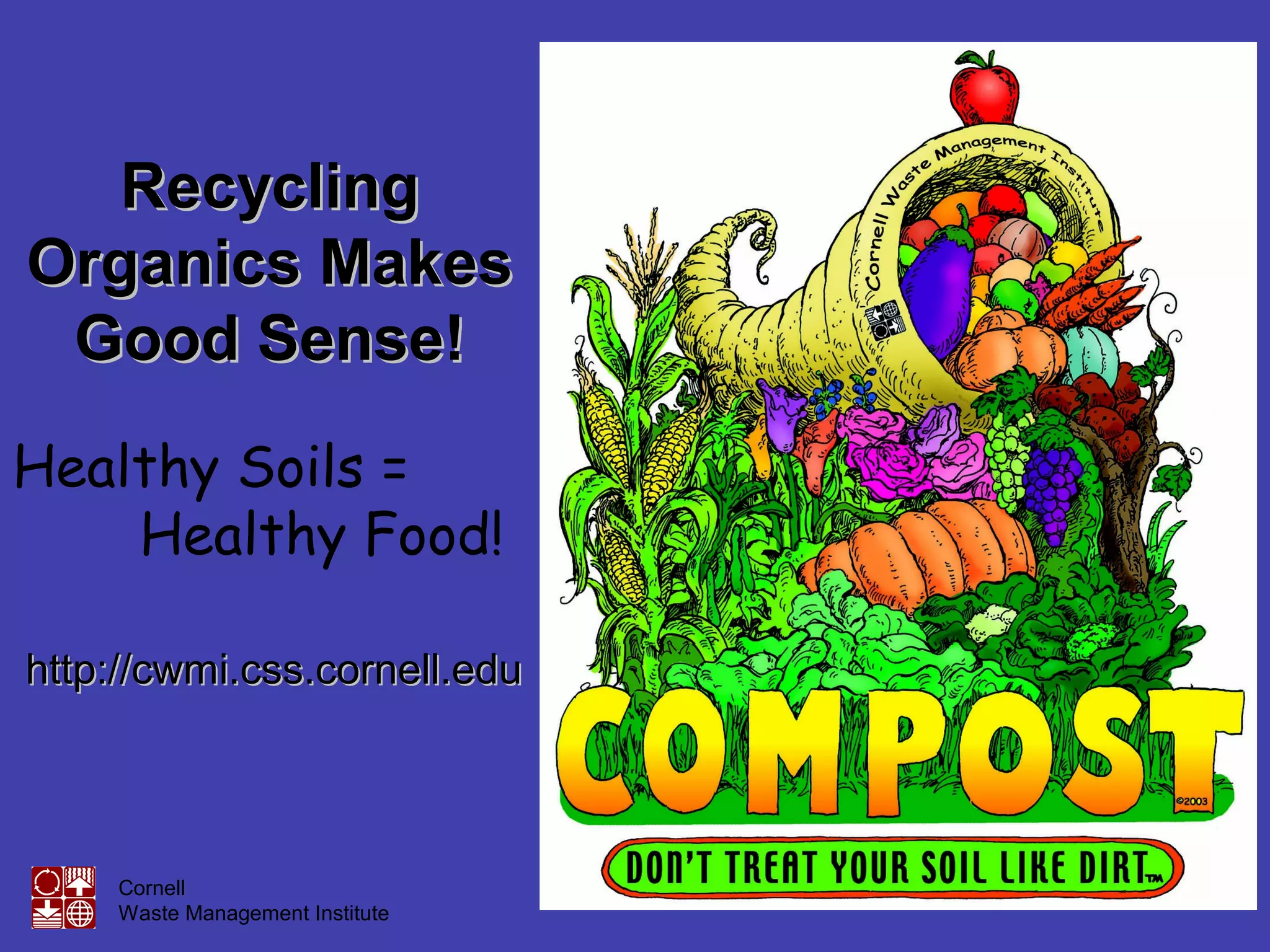 CCC Workshop - Part 2: Small-Scale Composting Systems/Processing BMPs ...