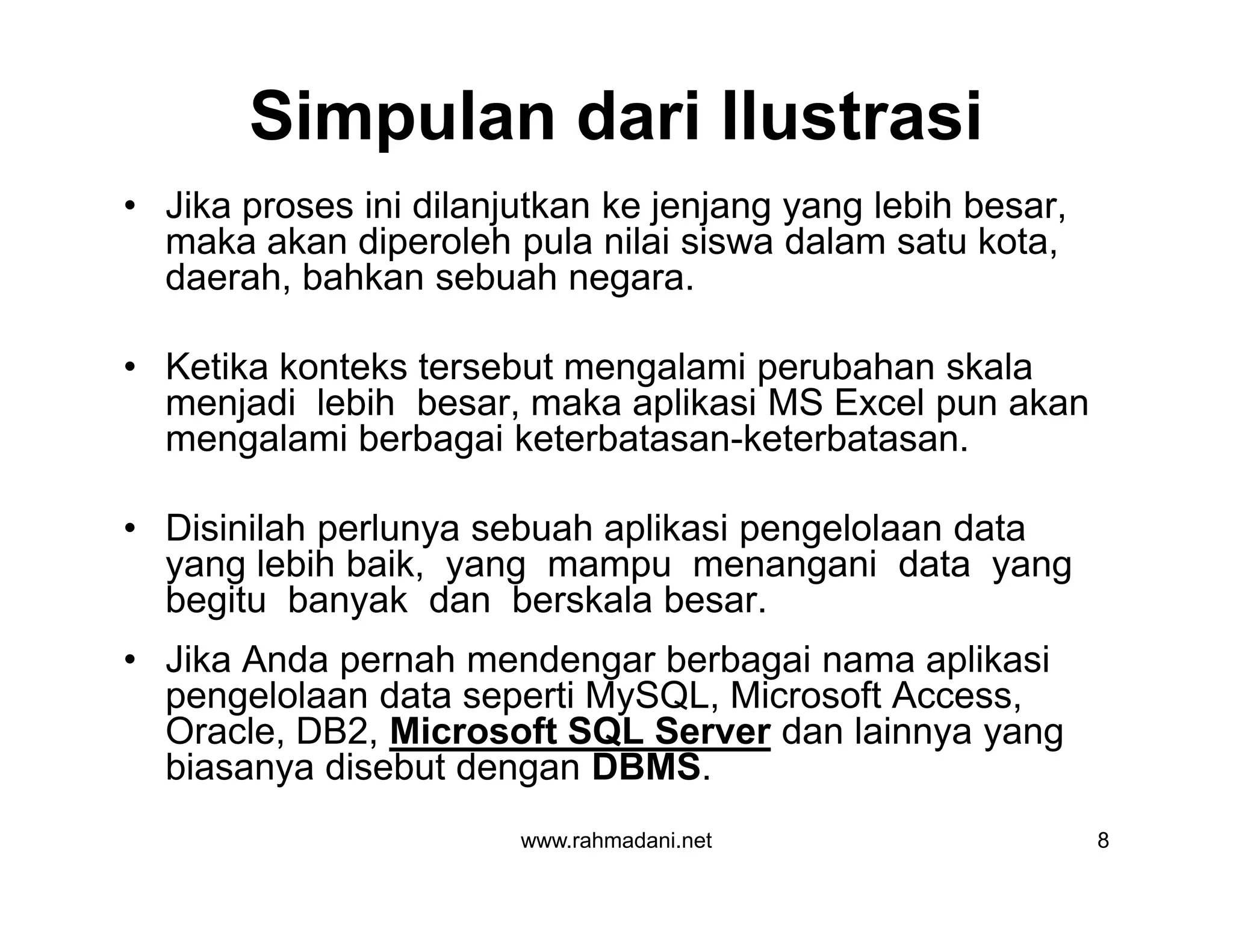 Part 2 kenalan & instalasi sql server 2005 express | PPT