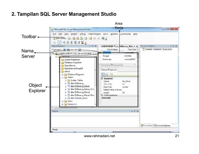 Part 2 kenalan & instalasi sql server 2005 express | PPT
