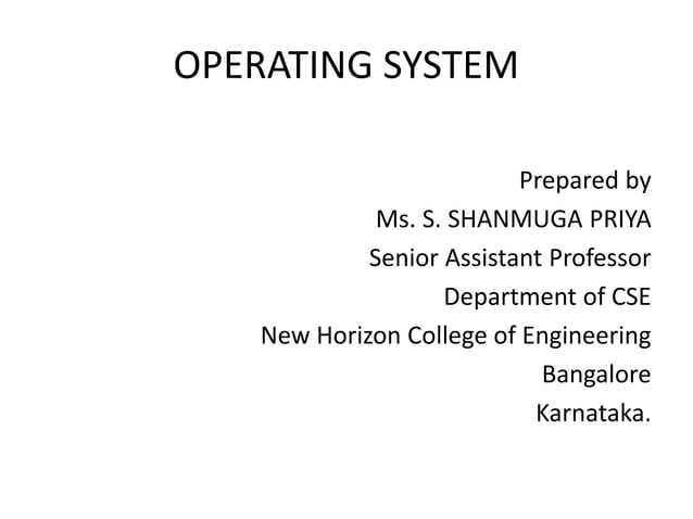 OPERATING SYSTEM SERVICES, OPERATING SYSTEM STRUCTURES | PPT | Operating Systems | Computer ...