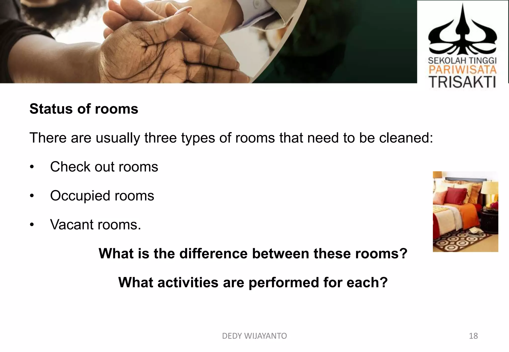 Part 2 prepare rooms for incoming guests | PPTX