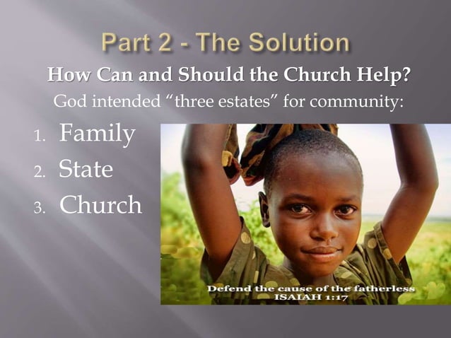 Part 2 the problem of fatherlessness | PPTX | Christianity | Religion ...