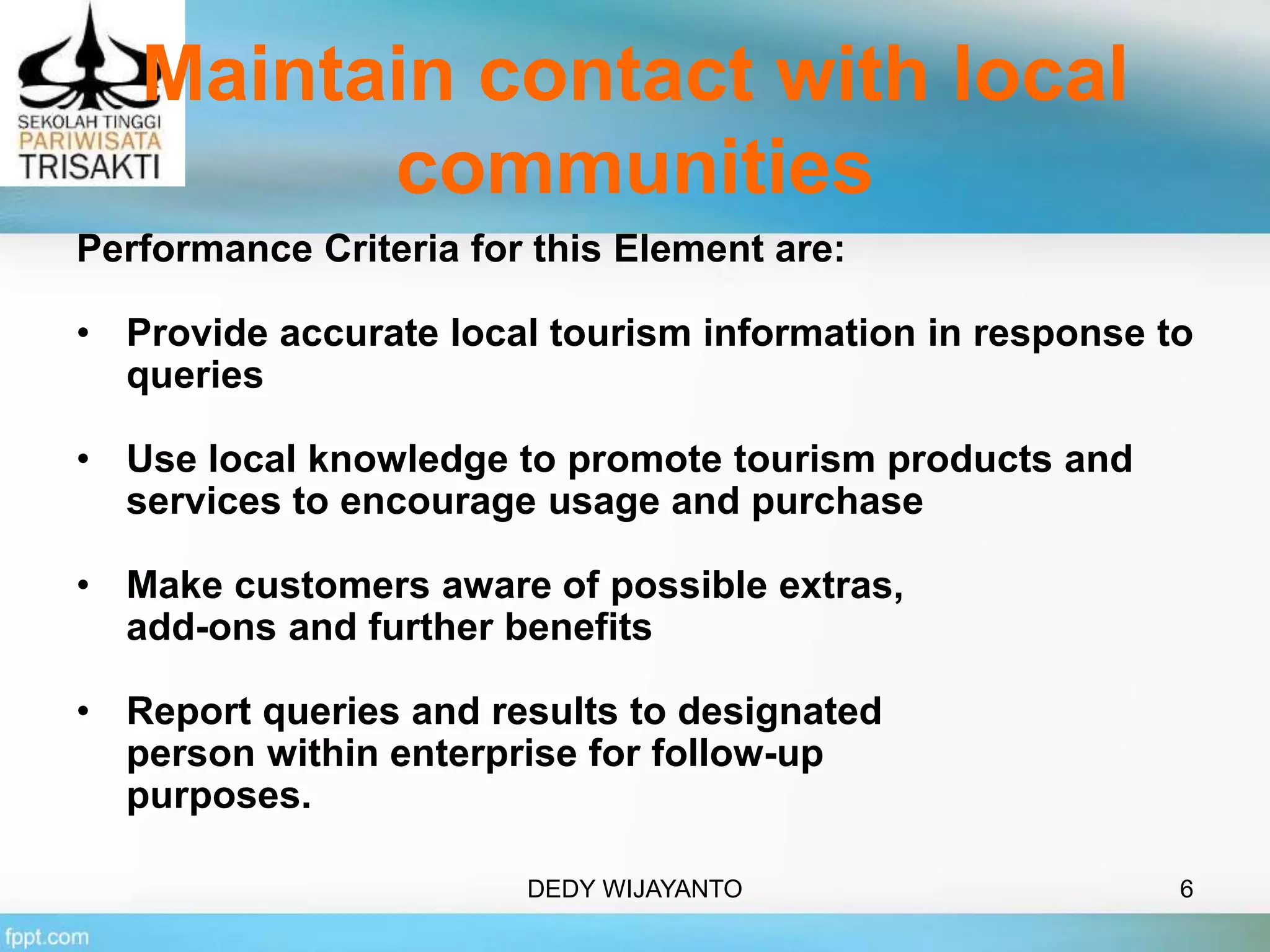 Part 2 up-date local knowledge | PPT