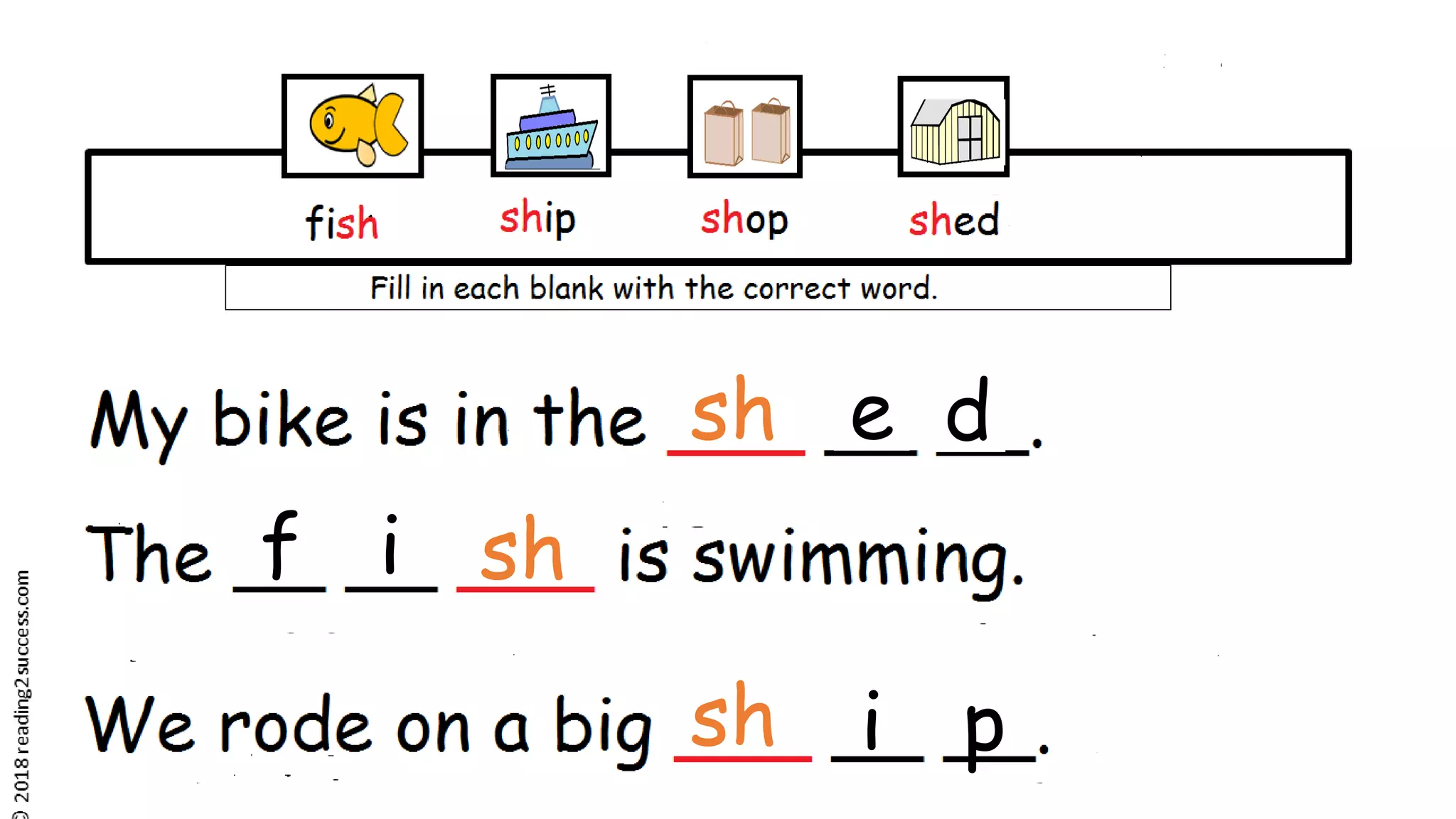 At home teaching kids digraphs ch, sh and th | PDF