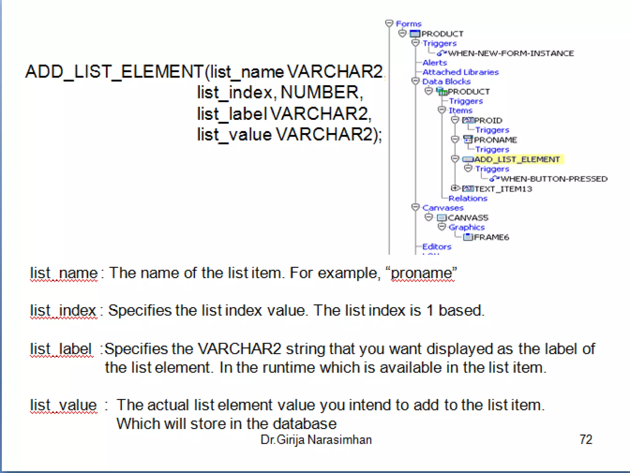 Part 24 add-list-element | PPT