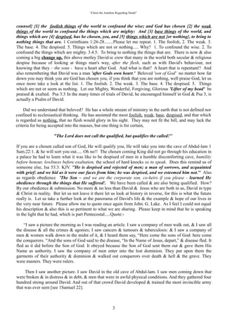 Part 24 david a man after gods own heart. | PDF | Birth | Personal ...