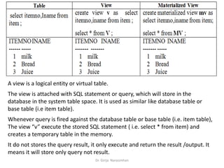 Part 25 view vs. mv | PPT