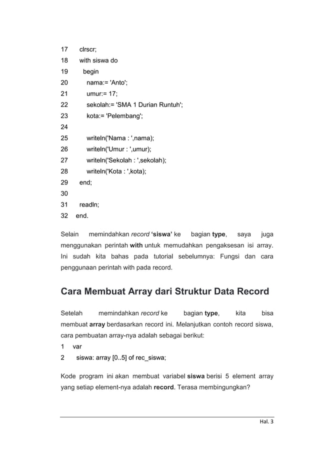 Part 25 Array Record | PDF