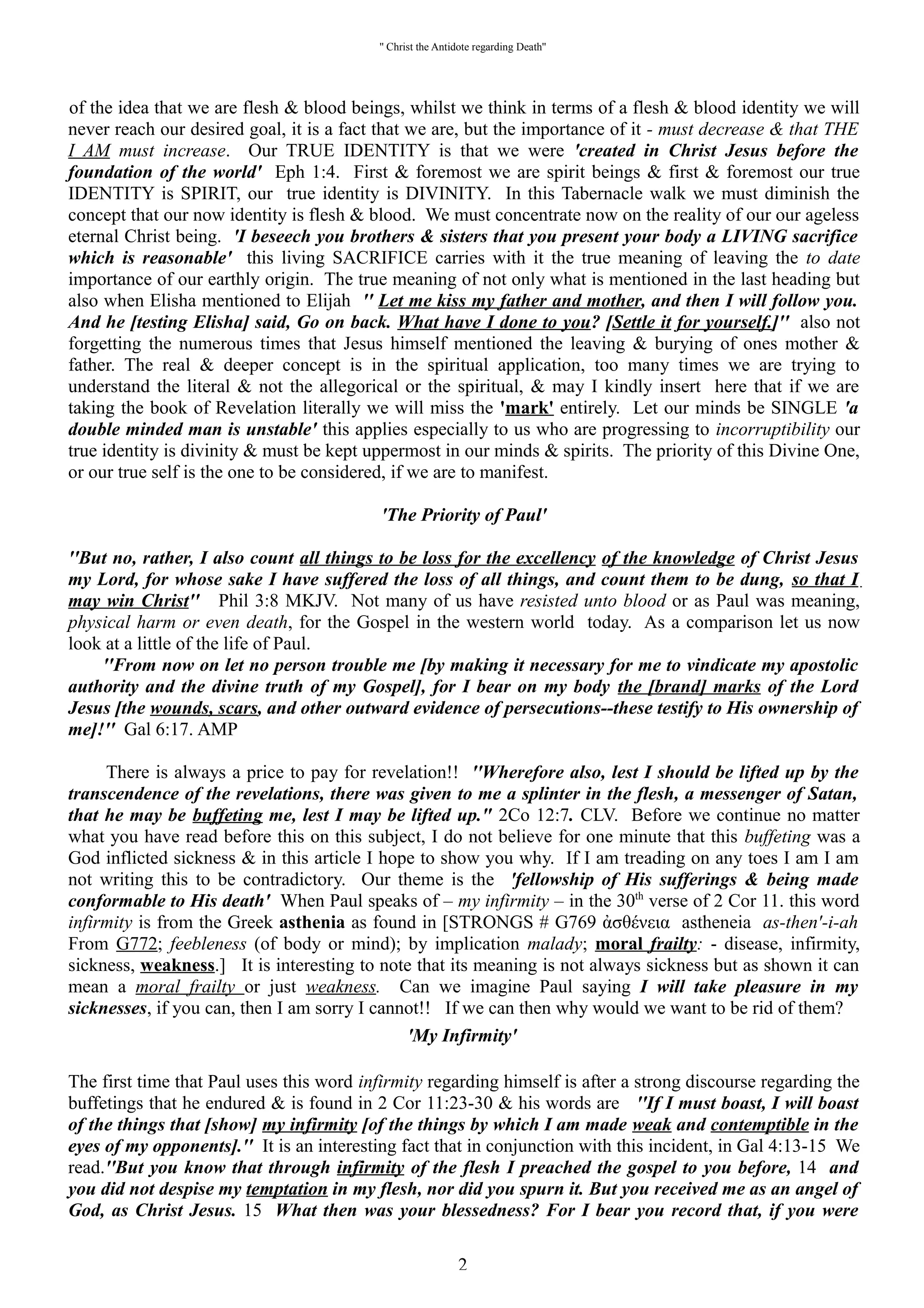 Part 26. the fellowship of his sufferings (.pdf) | PDF