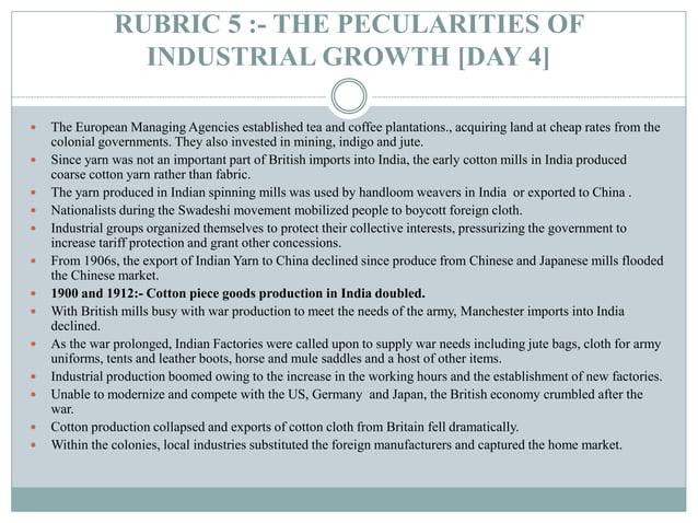 Part 2 Age of Industrialisation Ch 5 History | PPT