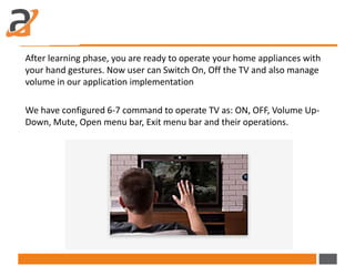 [Part 2] automation of home appliances using raspberry pi – implementation of hand gesture ...