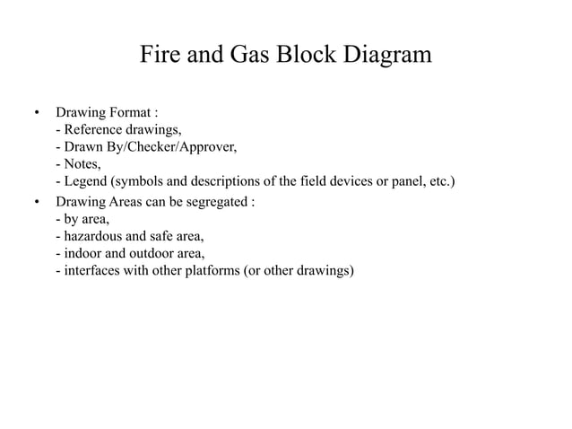 Fire and Gas Detection System : Part 2_Block Diagram_Philosophy, Signal ...
