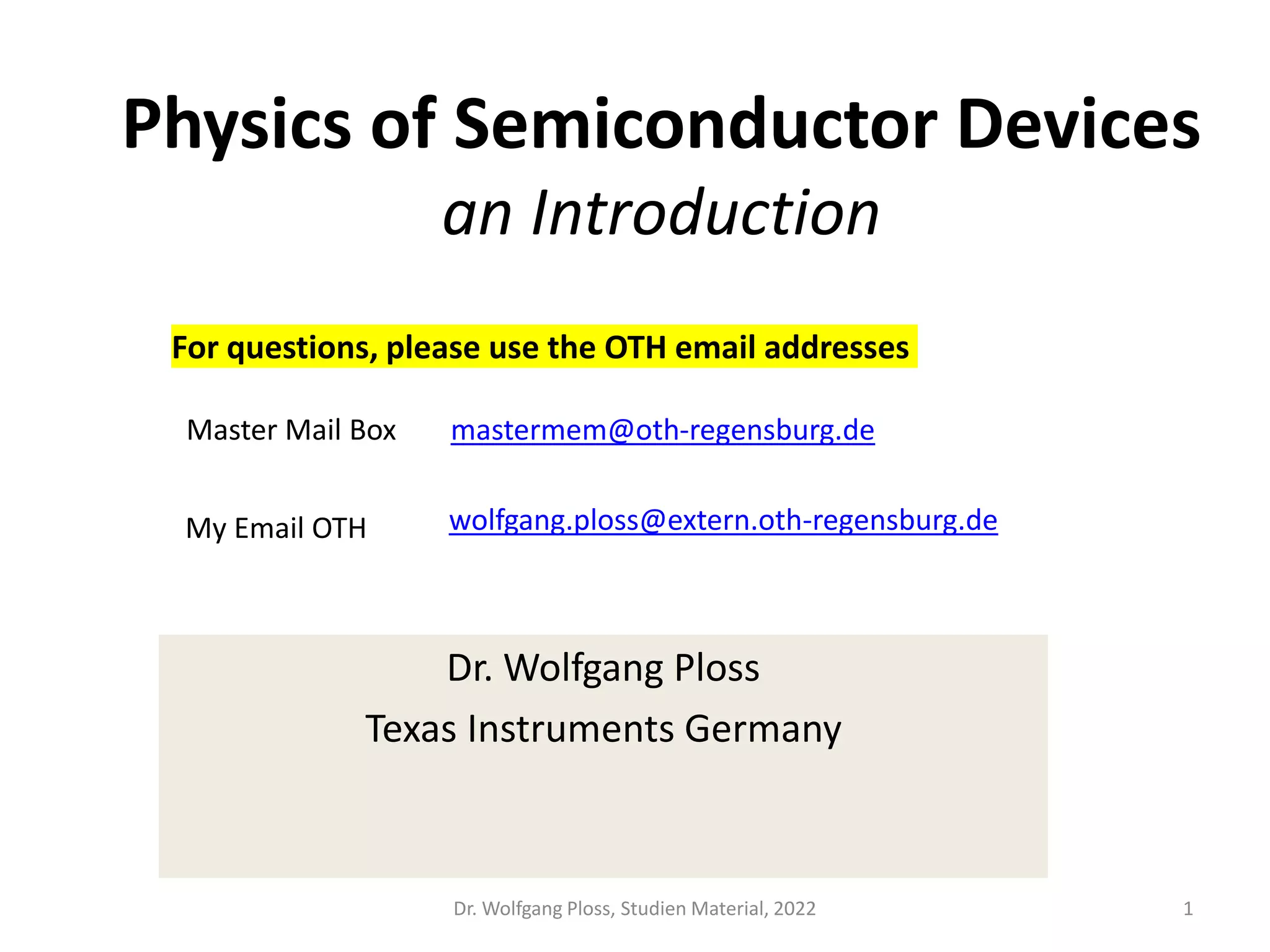 Physics of Semiconductor Devices.pptx