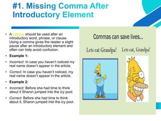 Common grammatical errors || Part || || | PPTX