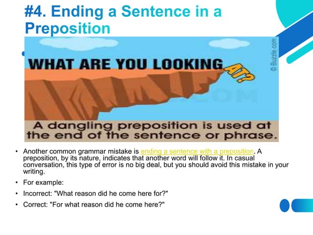 Common grammatical errors || Part || || | PPT