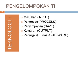 Part 2 Dasar Teknologi Informasi | PPTX