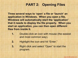 Part 2 desktop and start menu | PPT