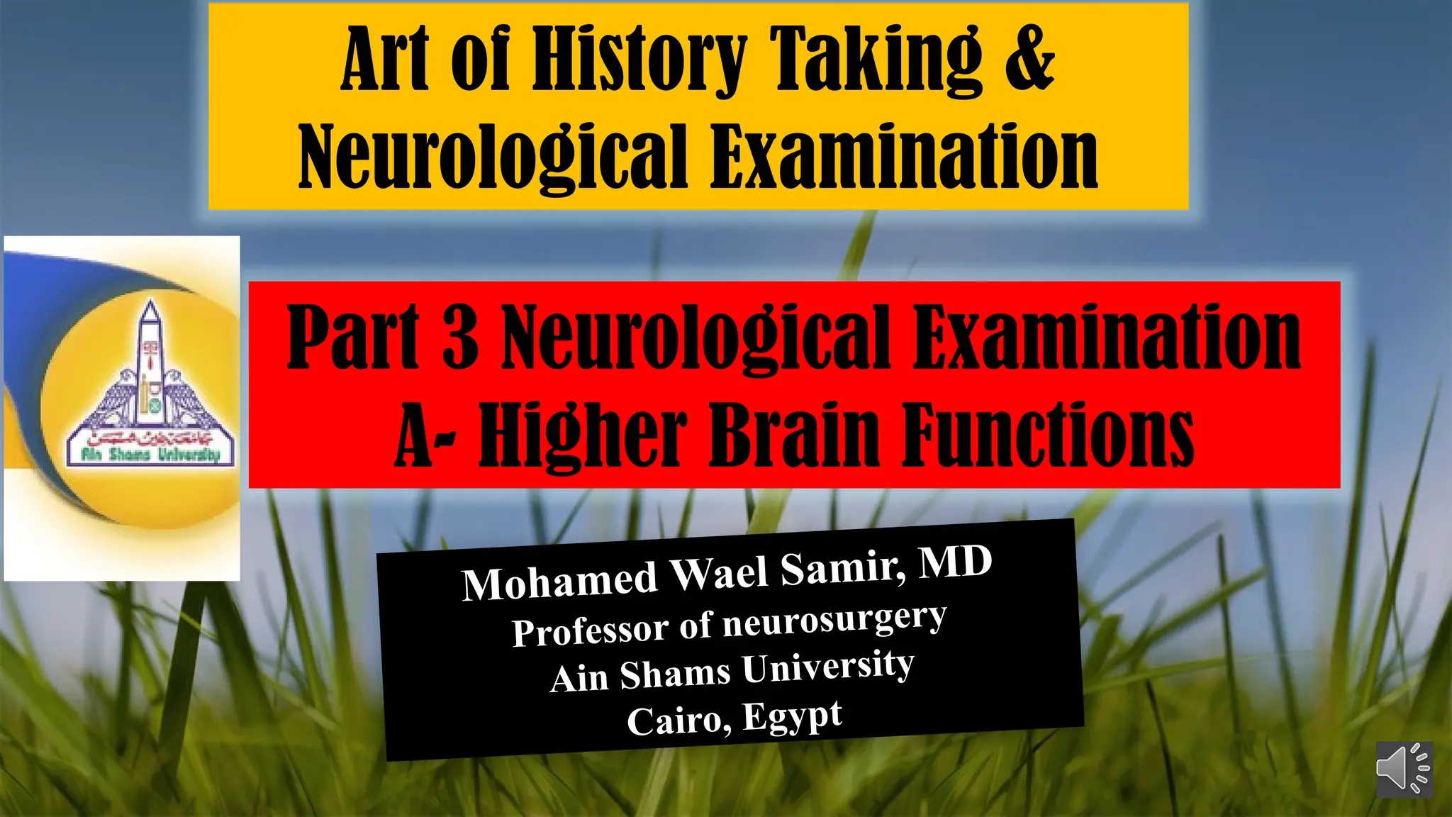 part 2 general examination & part 3-A Higher brain functions 2024.pptx
