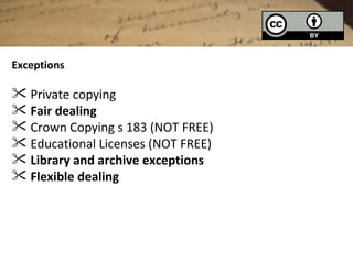 Perth Museums - Part 2 limitations and exceptions | PPT | Law