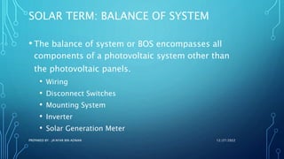 Part 2_Photovoltaic System.pptx