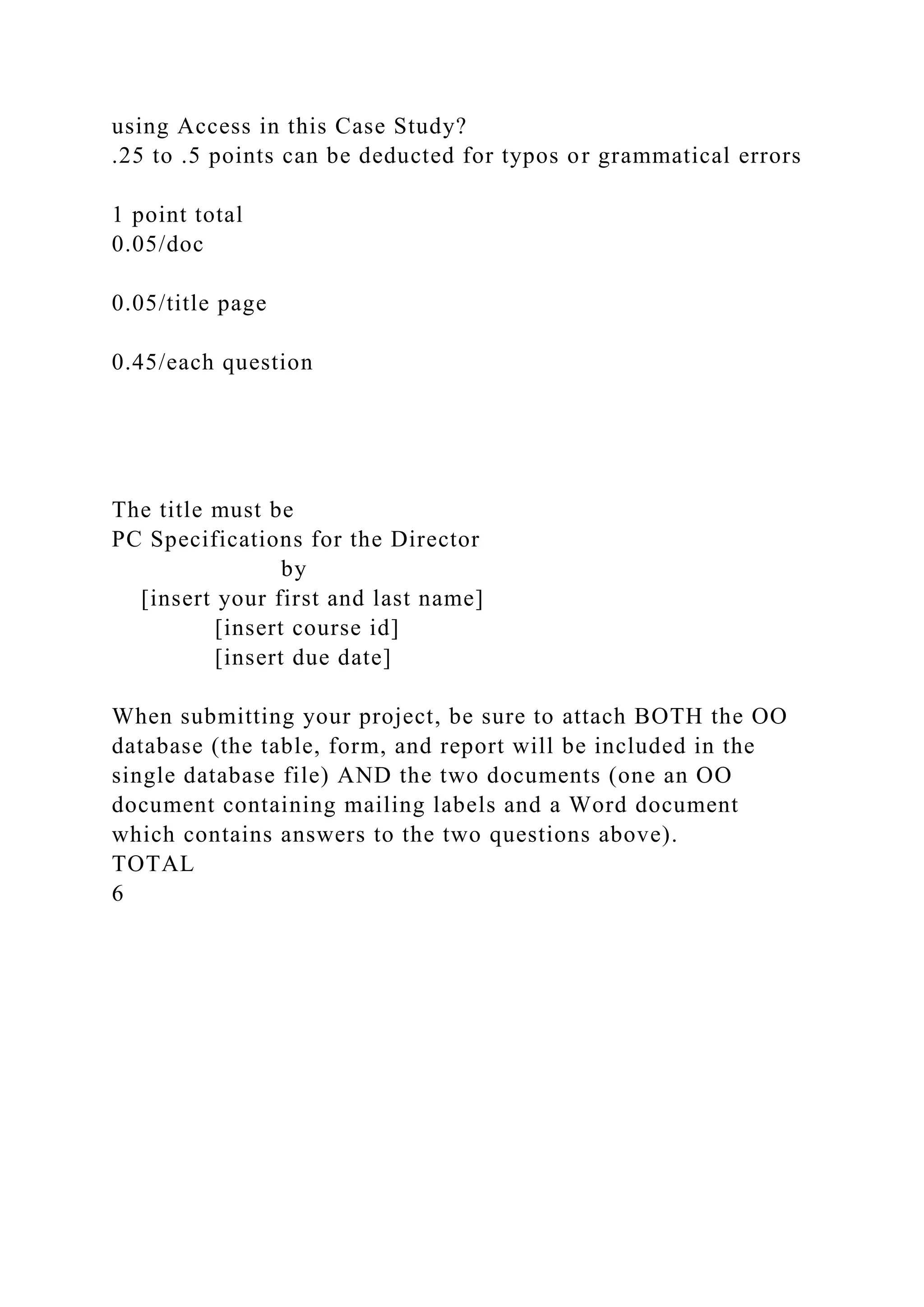 Part 2Provider Database (Open Office Database)Use the project.docx | Databases | Computer ...