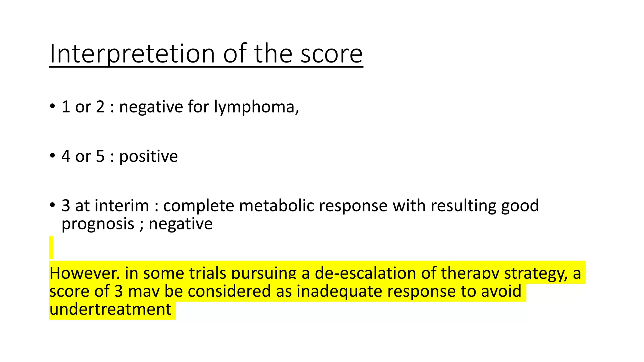 Part 2 response in lymphomas | PPT