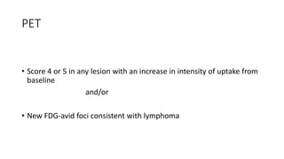 Part 2 response in lymphomas | PPT