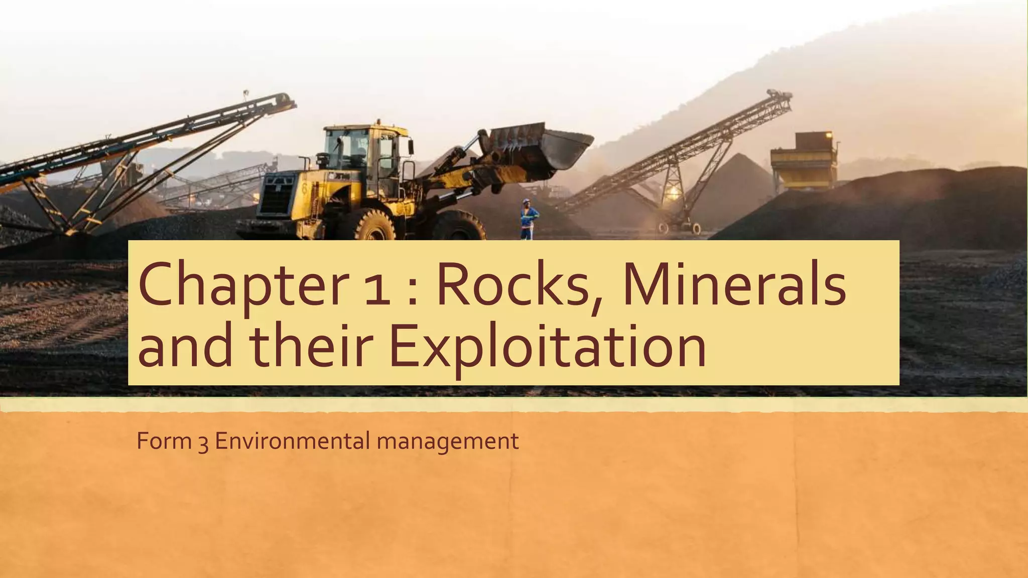 PART 2 Rocks and Minerals and their exploitation.pptx | Geology | Science