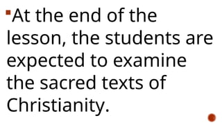 PART 2 SACRED TEXTS OF CHRISTIANITY.pptx