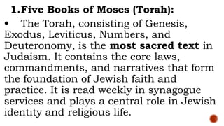 LESSON 2 SACRED TEXTS OF JUDAISM: OLD TESTAMENT.pptx