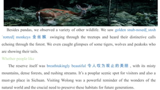 part 2 see wildlife for IELTS speaking test. | PPTX