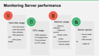 Free OpManager training Part 2- Monitoring Server Performance | PPT