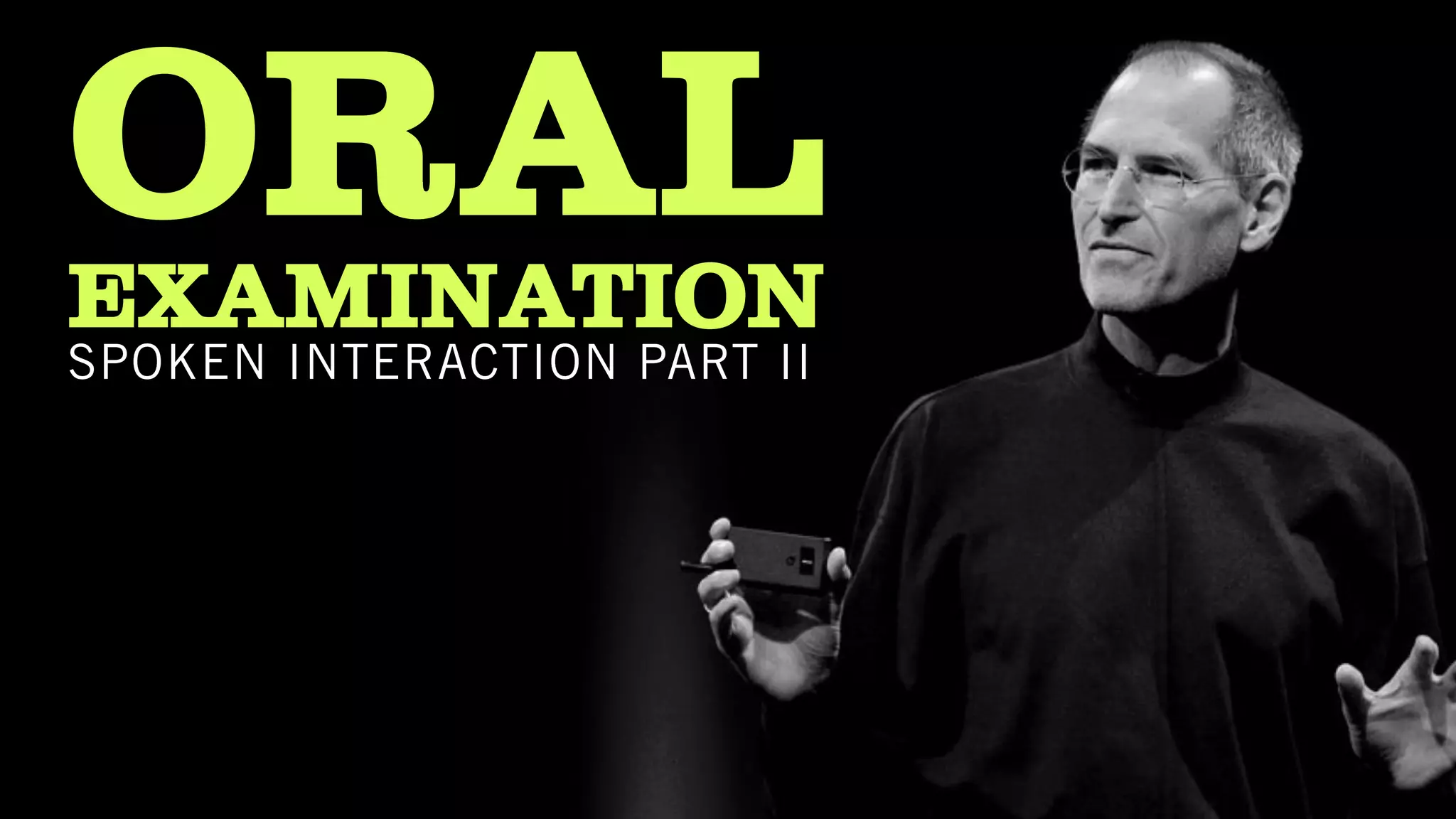 English Language - Spoken Interaction Part 2 | PDF