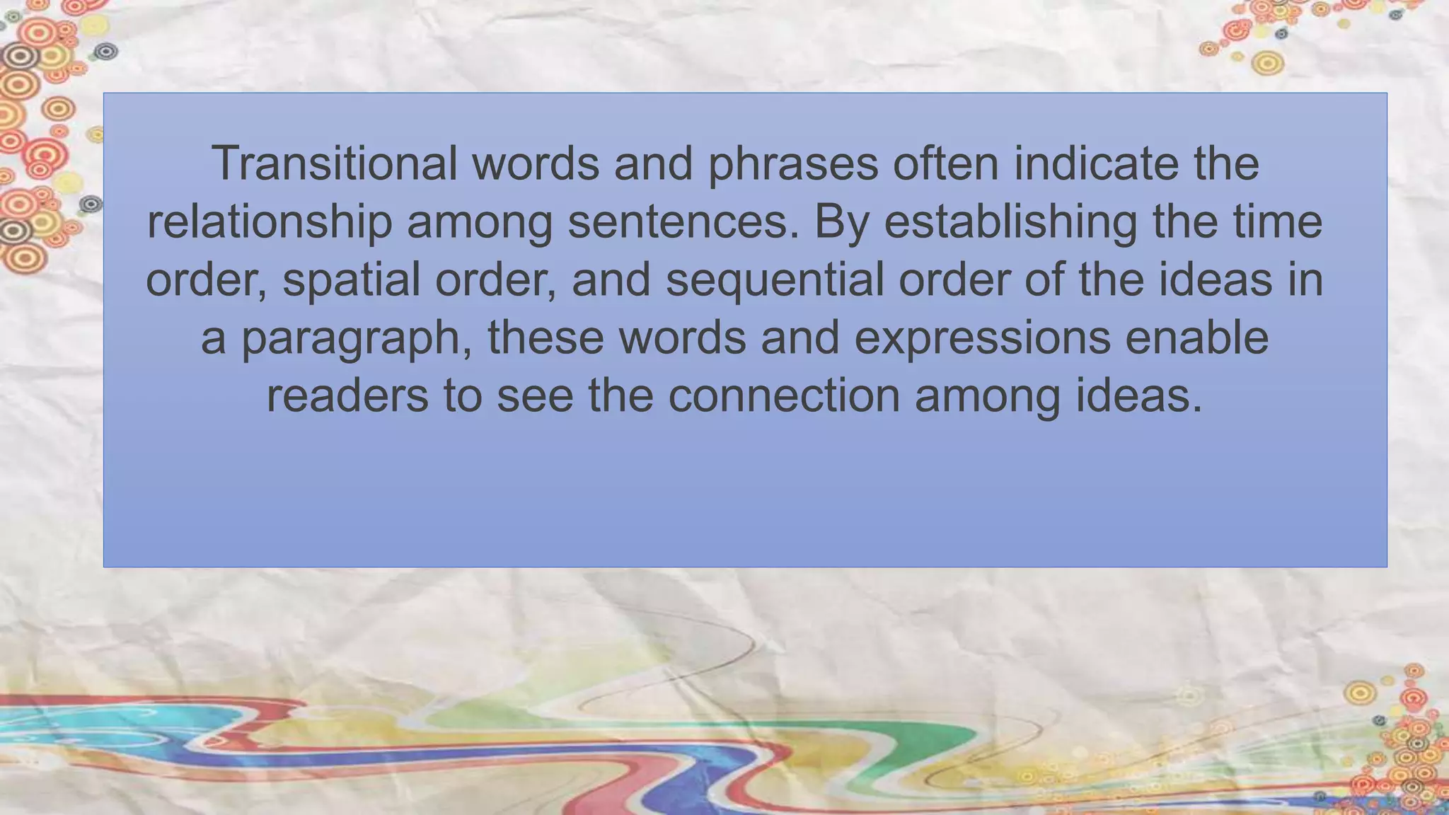 Part 2 unit 1 lesson 2 writing coherent paragraphs | PPT