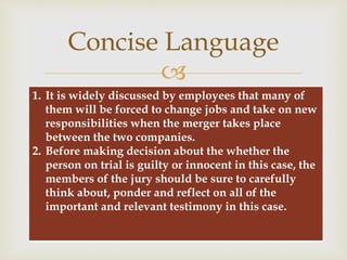 Part 2 unit 1 lesson 3 language use | PPTX