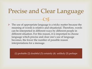 Part 2 unit 1 lesson 3 language use | PPTX