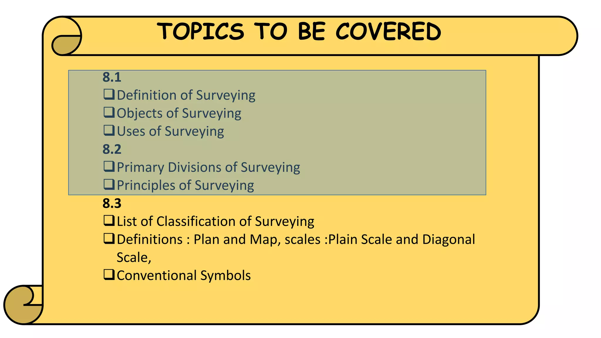 INTRODUCTION TO SURVEYING | PPTX
