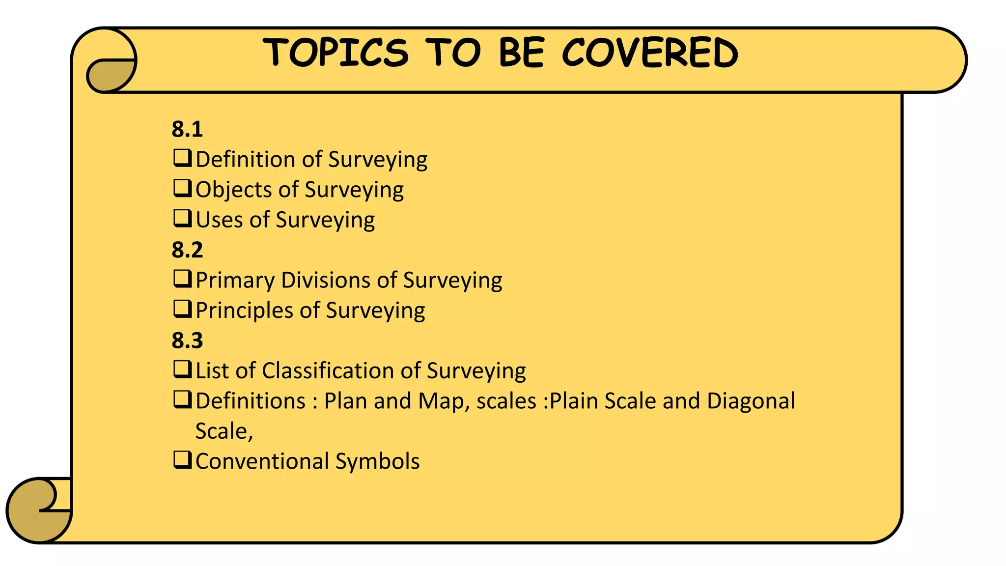 INTRODUCTION TO SURVEYING | PPTX