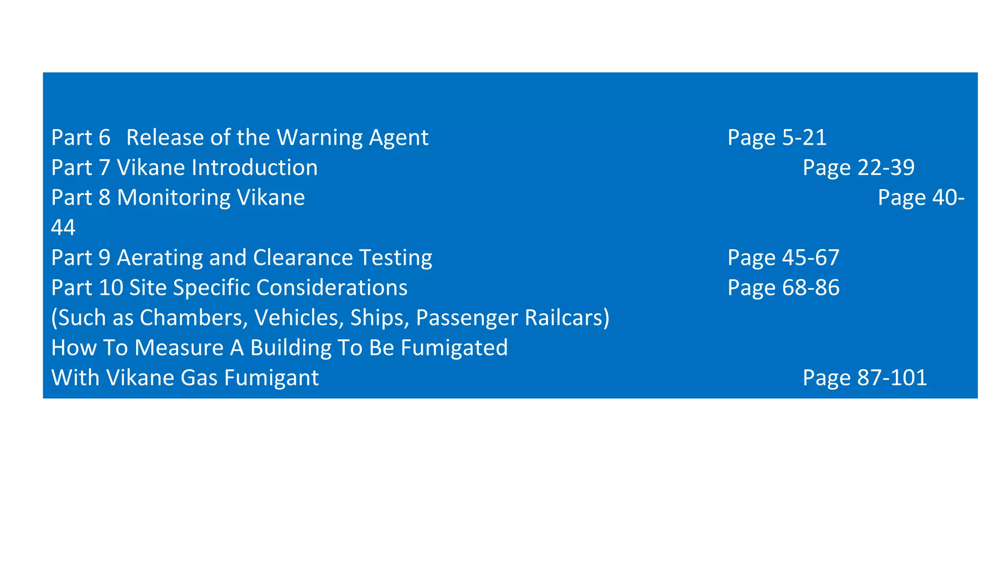 Part 2 Vikane Fumigation Manual and How To Measure a Structure.pptx ...