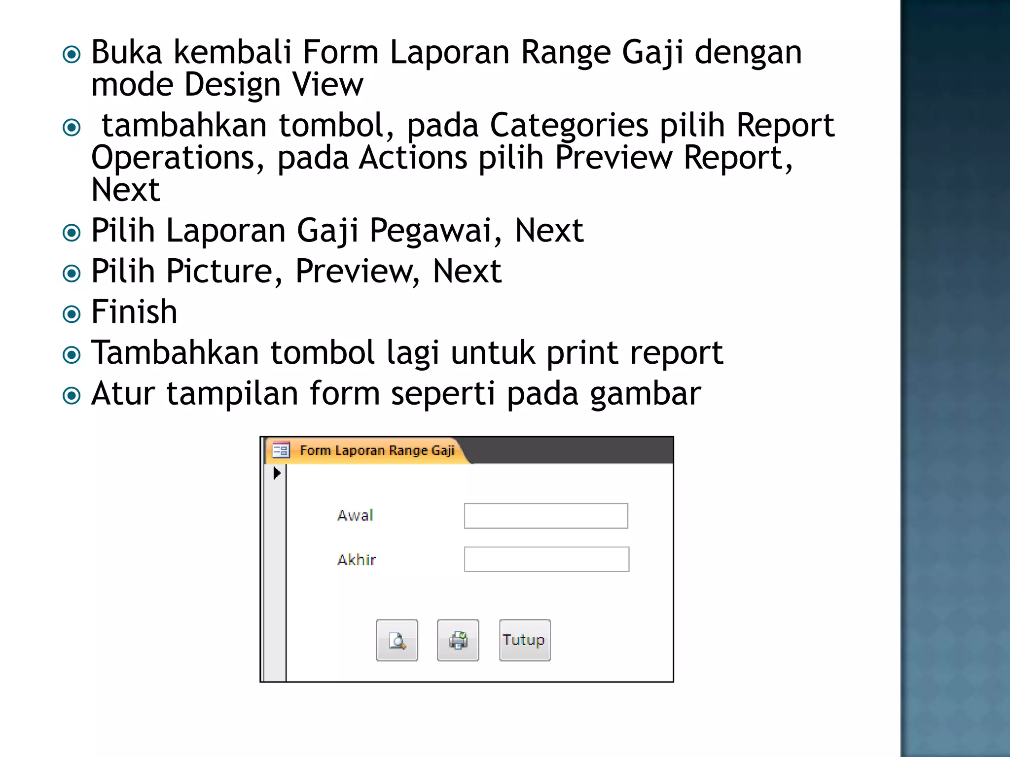Step By Step Latihan Soal Ms. Access 2007 (Part 3) | PPSX