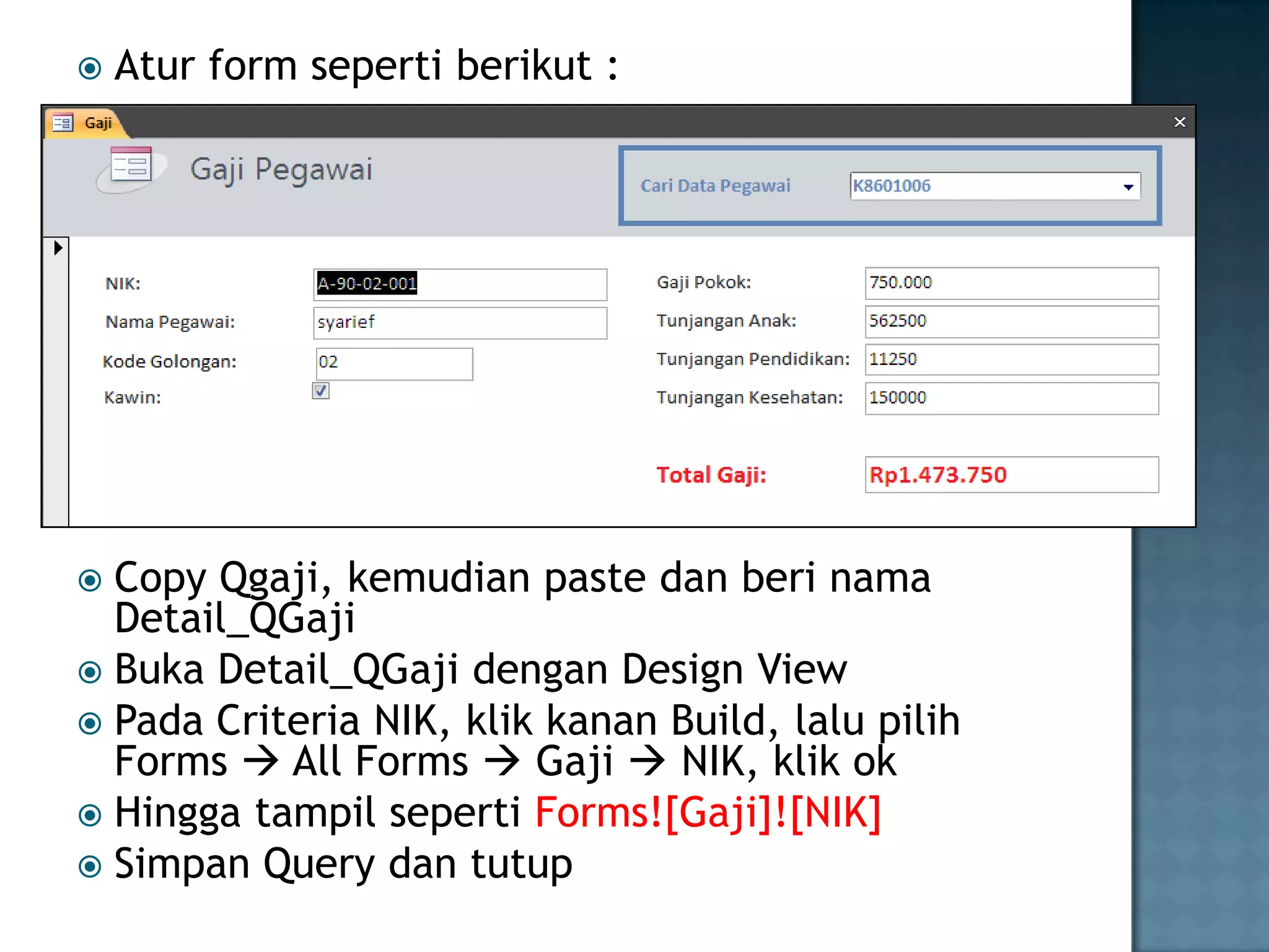 Step By Step Latihan Soal Ms. Access 2007 (Part 3) | PPSX