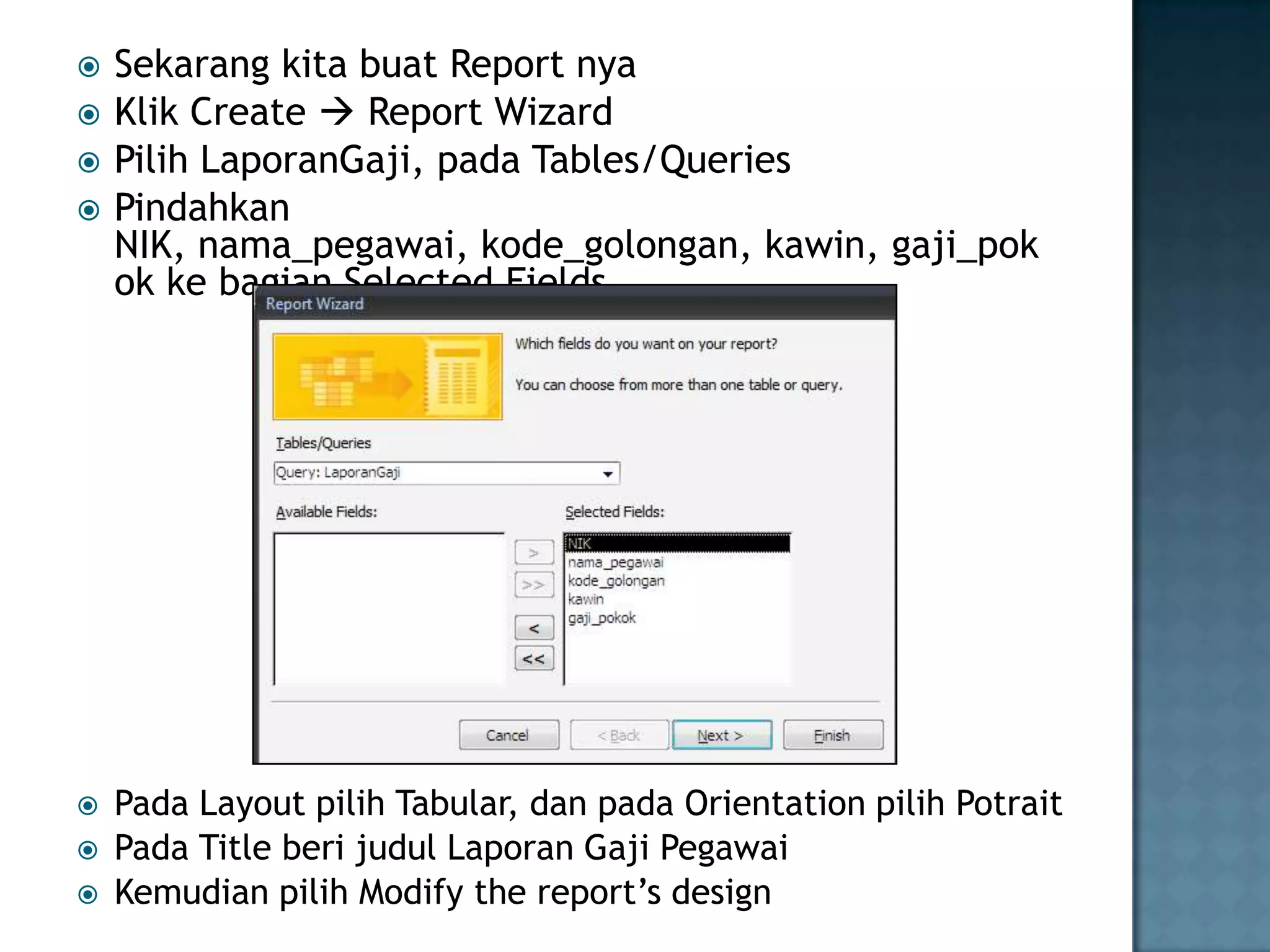 Step By Step Latihan Soal Ms. Access 2007 (Part 3) | PPSX
