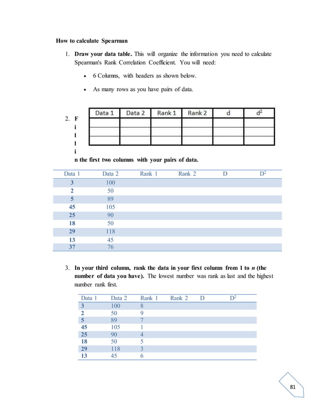 Non Parametric Statistics | DOCX