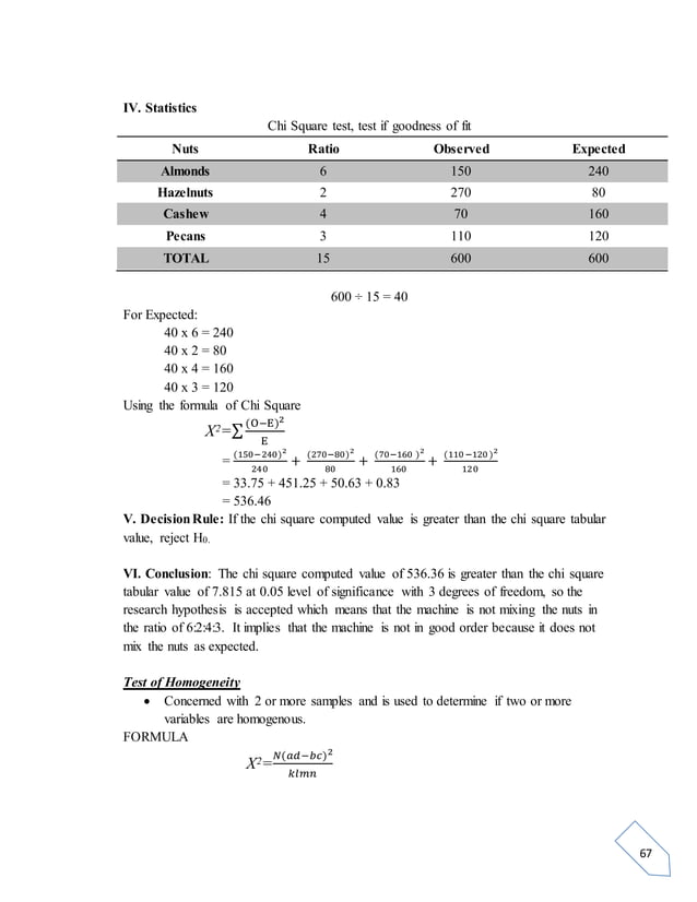 Non Parametric Statistics | DOCX