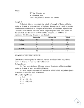 Non Parametric Statistics | DOCX