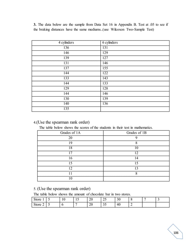 Non Parametric Statistics | DOCX