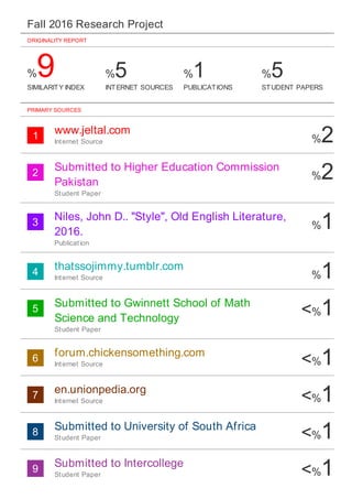 Research Report on Robert Frost's Poems | PDF