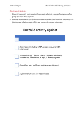 Protein Synthesis Inhibitors Antibiotics | PDF