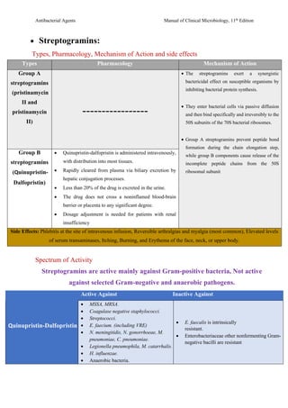 Protein Synthesis Inhibitors Antibiotics | PDF